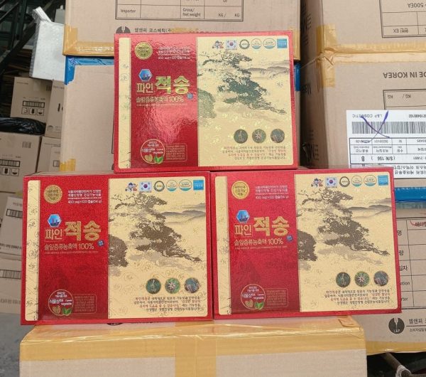 Tinh dầu thông đỏ chính phủ Pine Jeok Song Gold Hàn Quốc