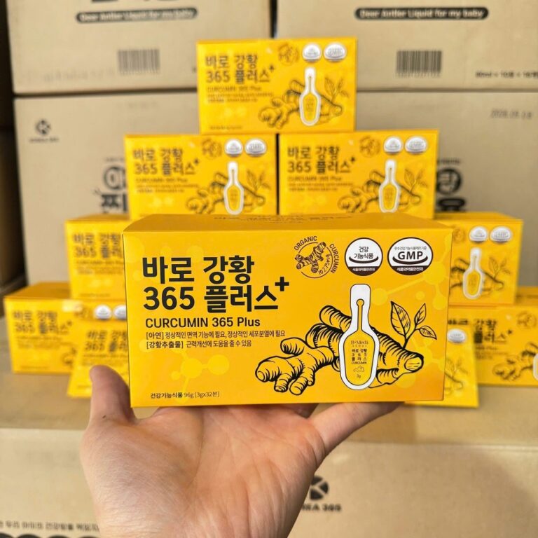 Tinh chất nghệ Nano Curcumin 365 Premium Hàn Quốc 32 tép
